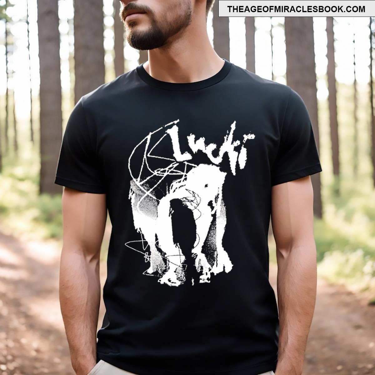 Lucki Shadow Tour Hip Hop Clothing Lucki Tour Lucki Rapper T-shirt