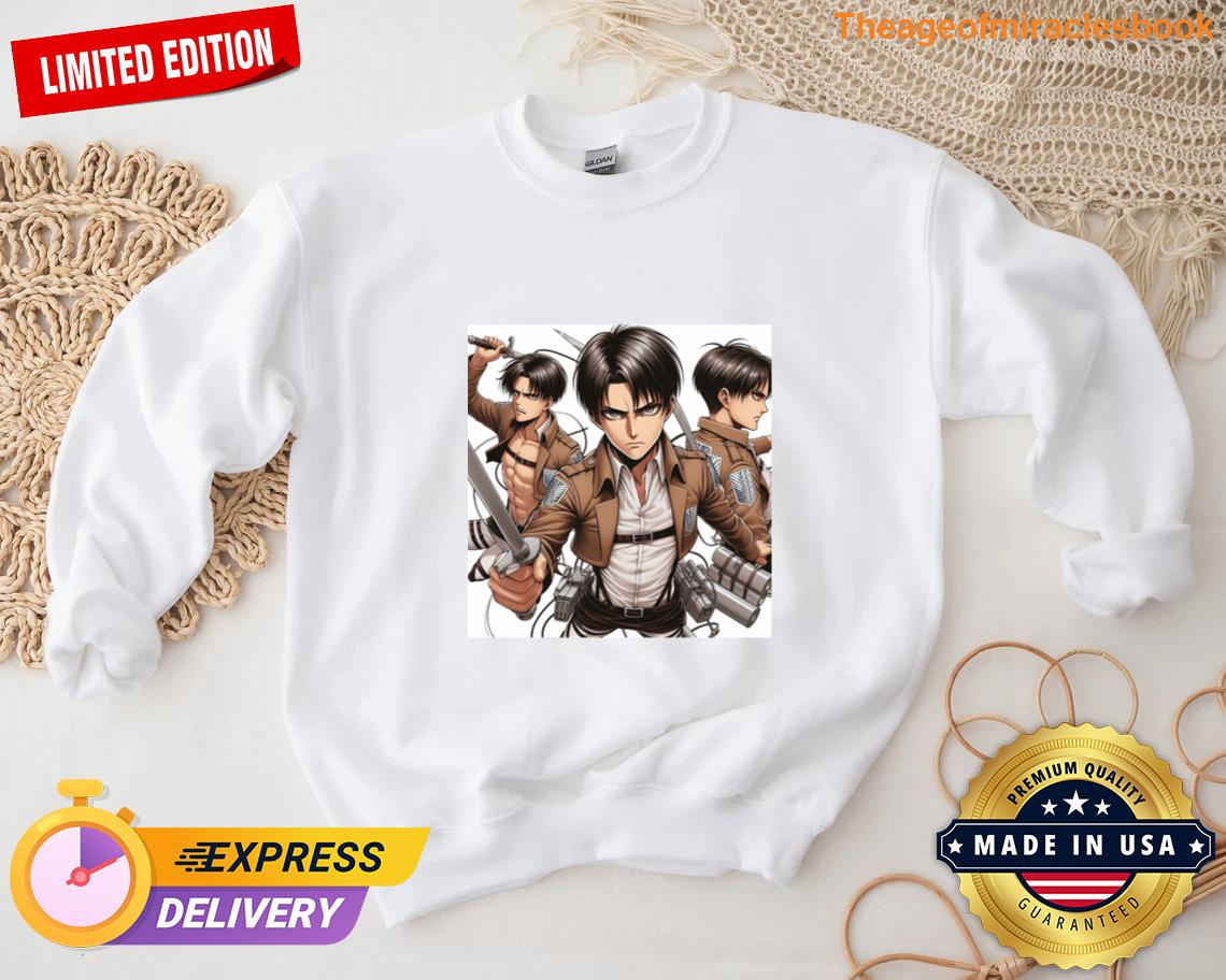 Eren The Titan\'s Fury Dynamic Attack Fan Art T-shirt
