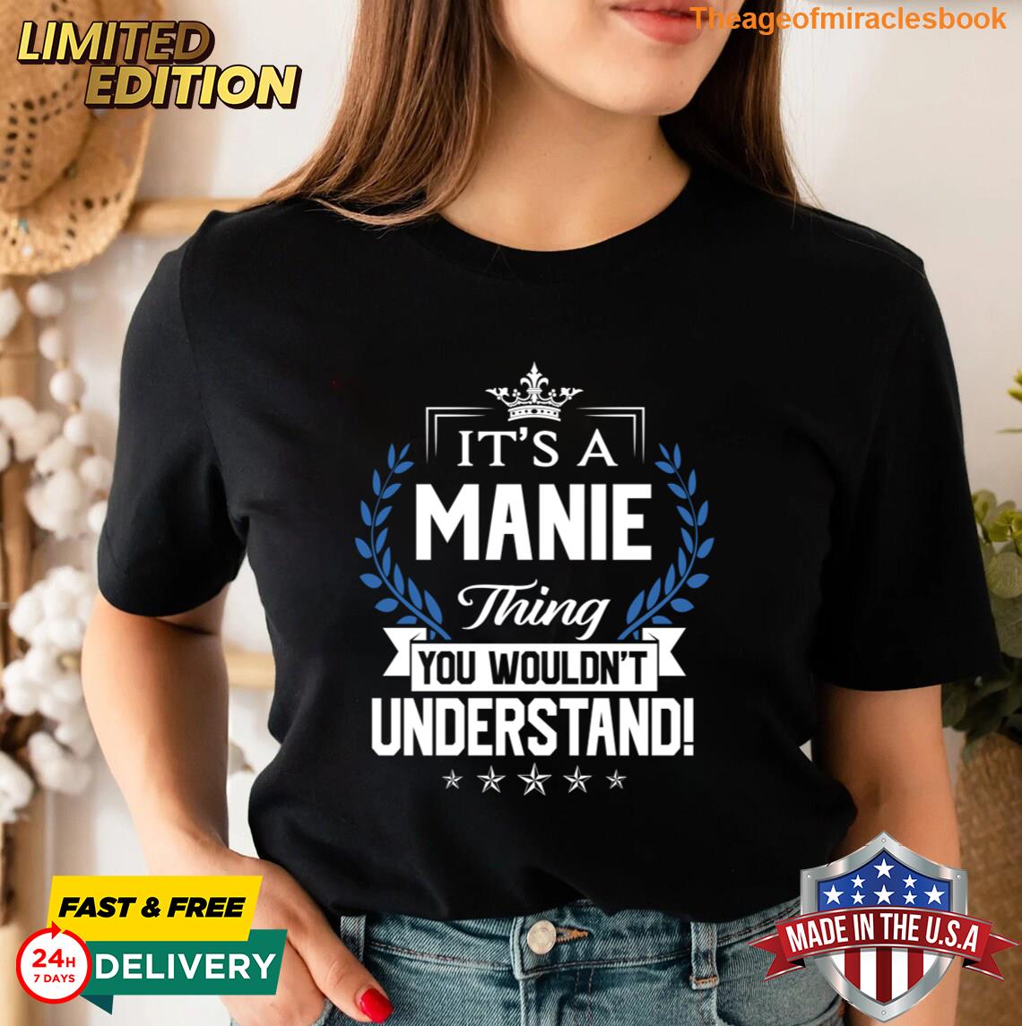 Manie Manie Things Name 2 T-shirt