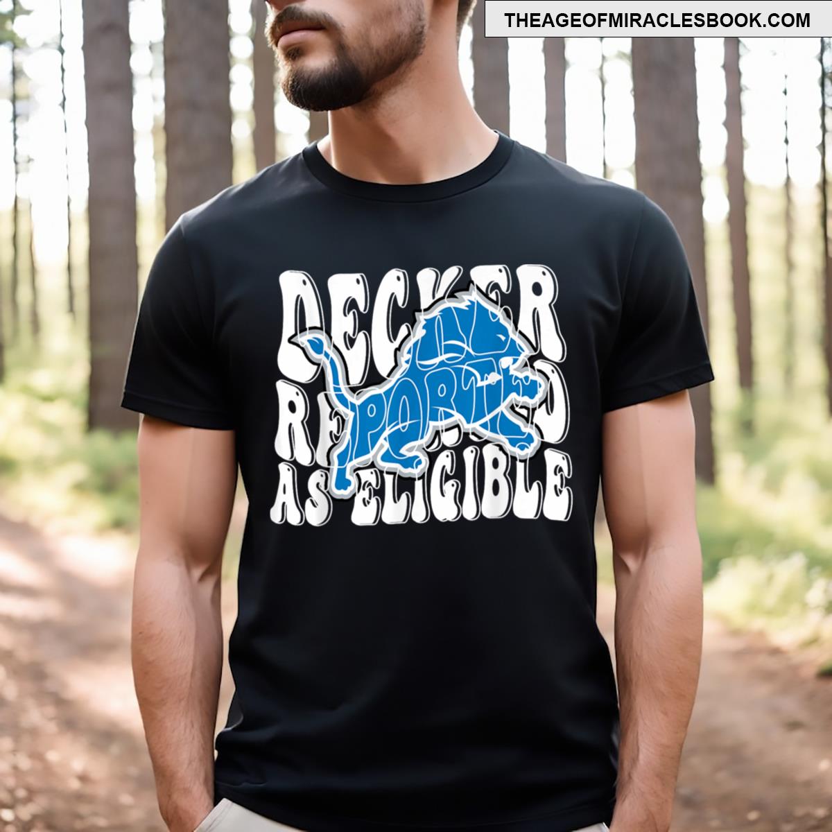 Funny Groovy Decker Reported As Eligible T-shirt