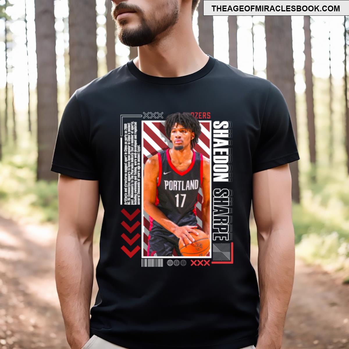 Shaedon Sharpe Paper Poster Version 10 T-shirt
