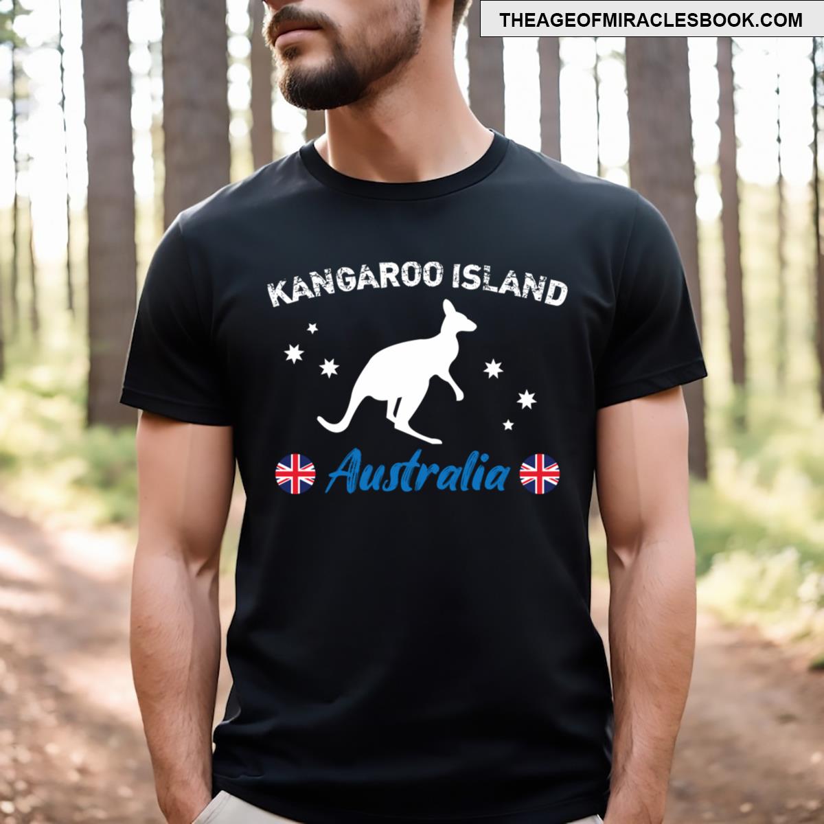 Australia Day Funny Australian Kangaroo Vintage T-shirt