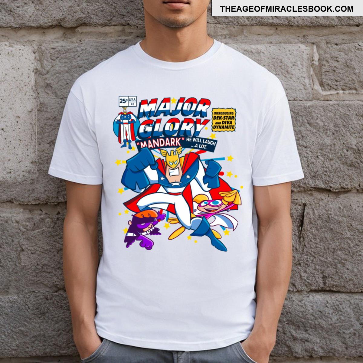 Major Glory Comic T-shirt