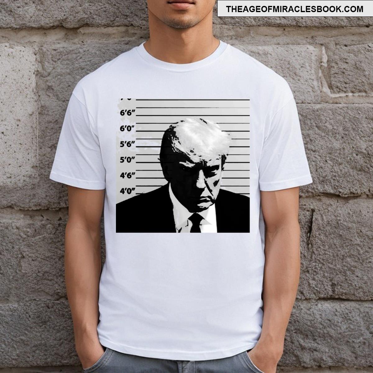 Official Trump Mugshot Real Trump Mugshot T-shirt