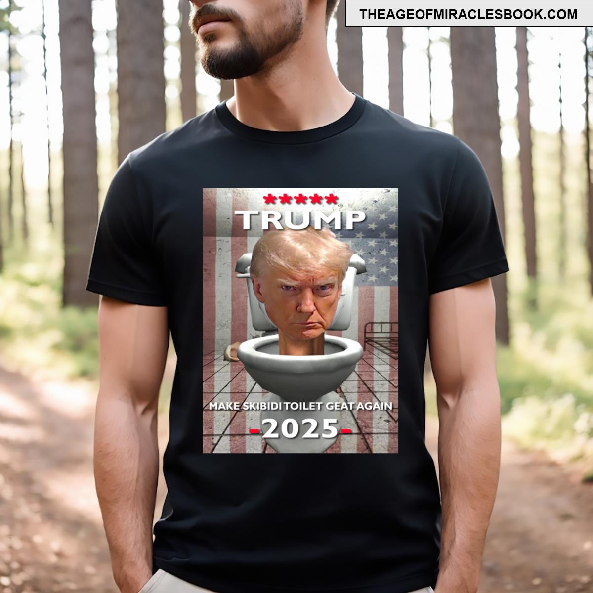 Skibidi Toilet Trump Essential T-shirt
