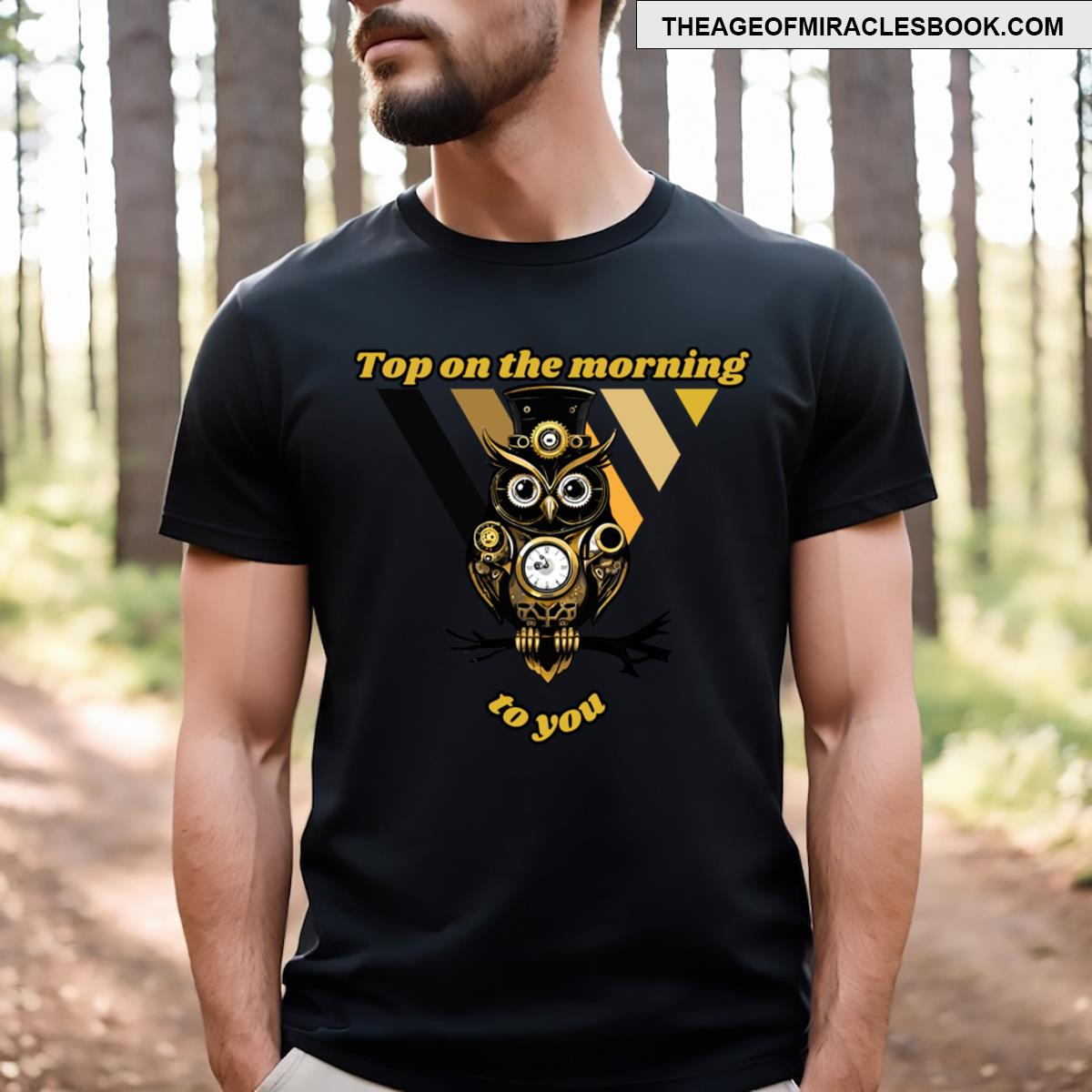 Steampunk Owl T-shirt