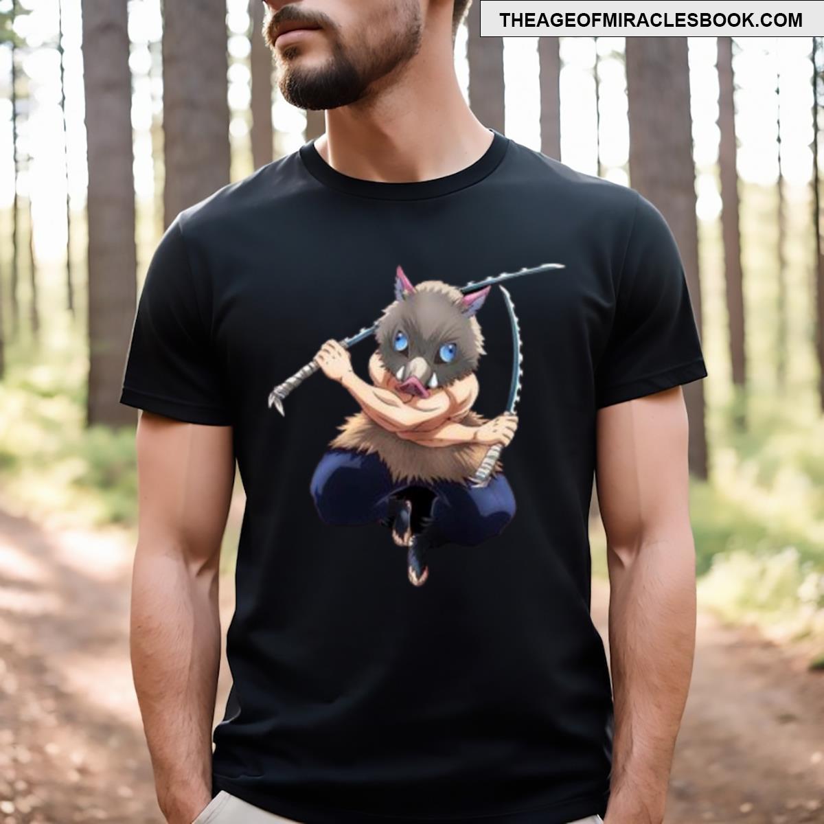 Demon Slayer Kimetsu No Yaiba Inosuke Hashibira T-shirt