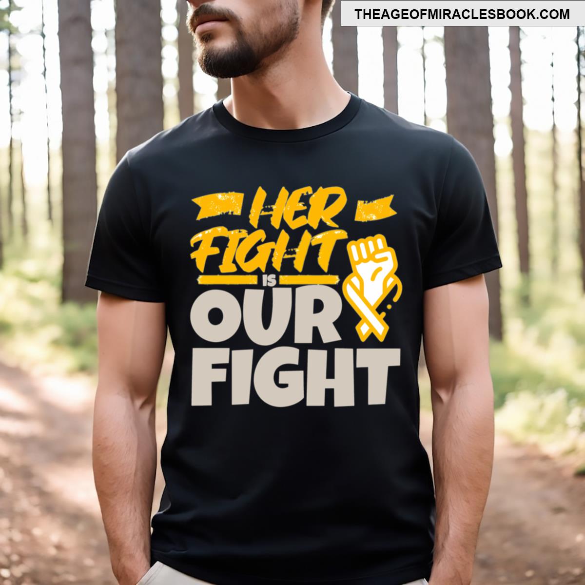 Her Fight Is Our Fight Appendix Cancer Awareness T-shirt