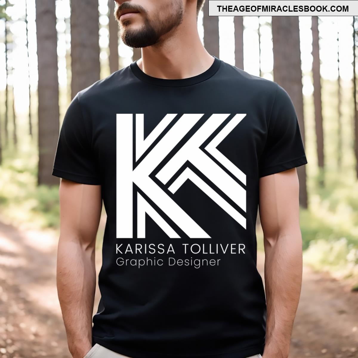 Karissa\'s Logo White T-shirt