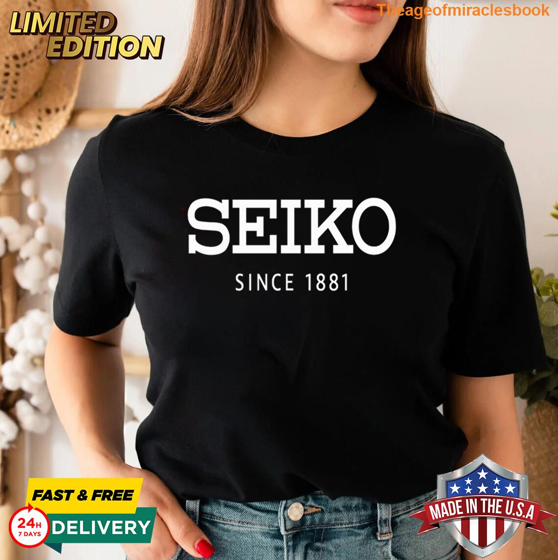 Sale Seiko Logo Essential T Essential T-shirt