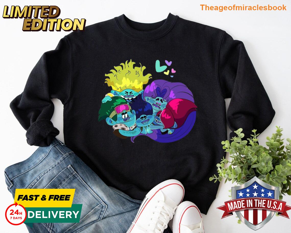 Trolls Band Together Brozone Tv Series Brozone Family 3 T-shirt