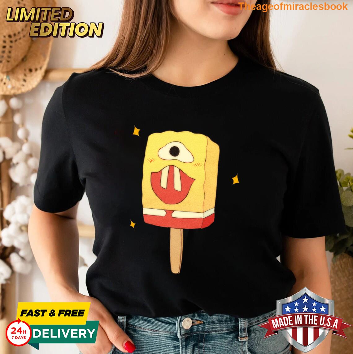 Funny Spongebob Popsicle T-shirt