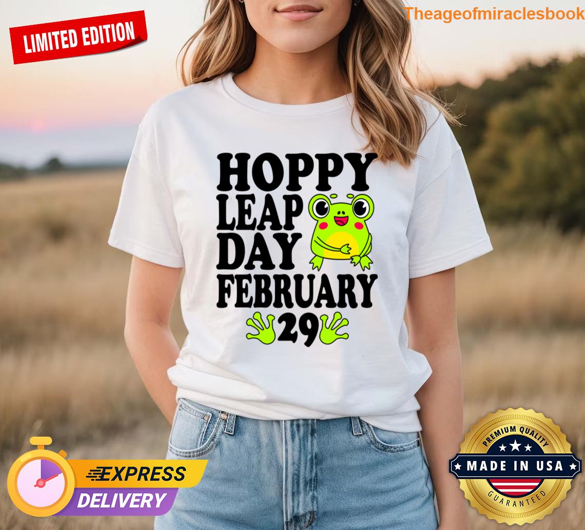 Quote Hoppy Leap Day February 29 Funny Birthday February Leap Day Cute ...