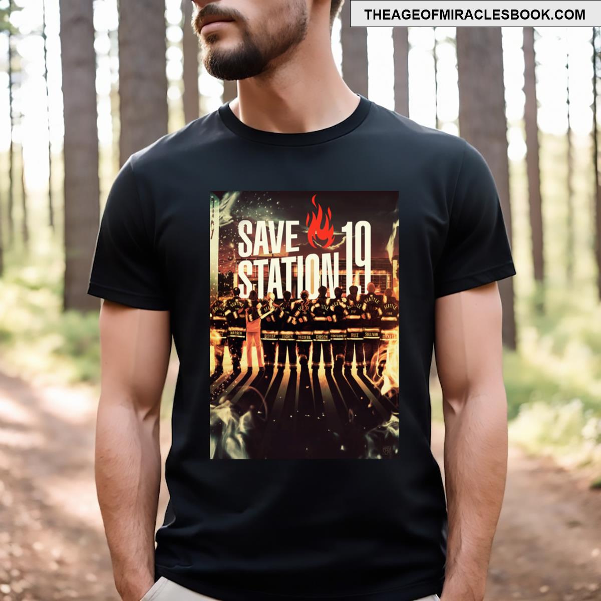 Save Station 19 Poster T-shirt