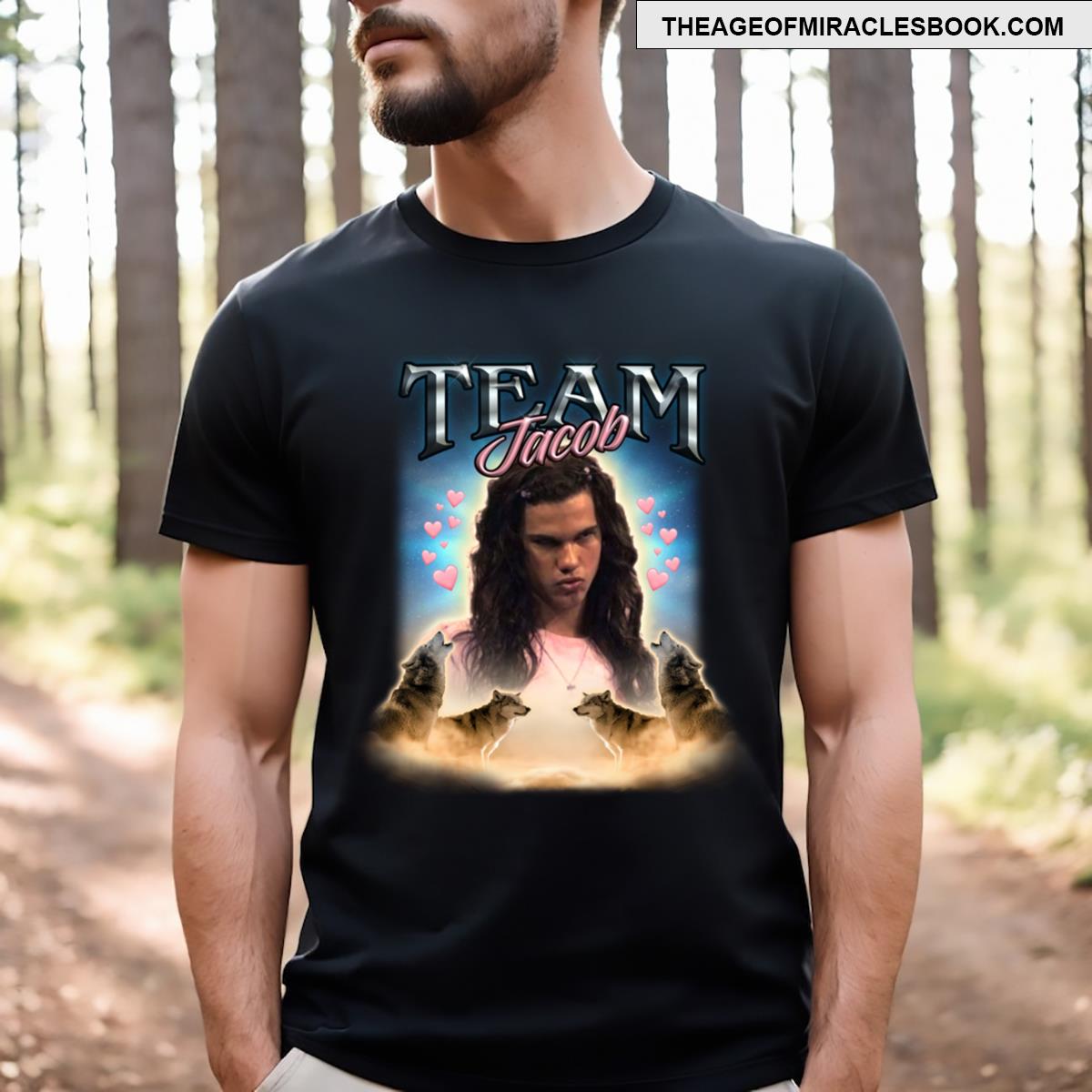 Team Jacob Cursed Fan Collage T-shirt