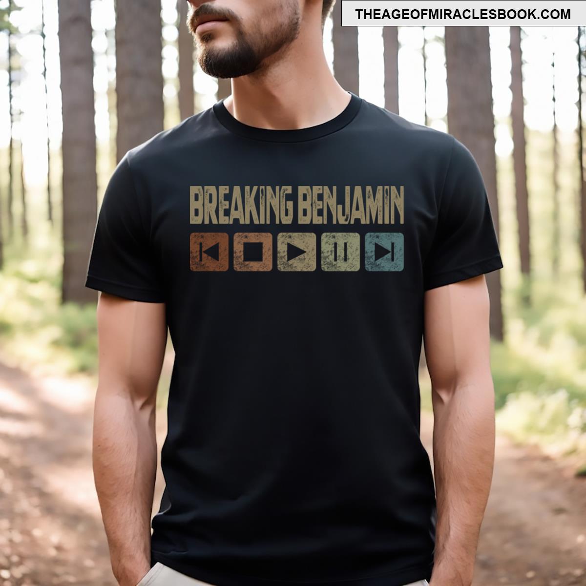 Breaking Benjamin Control Button T-shirt