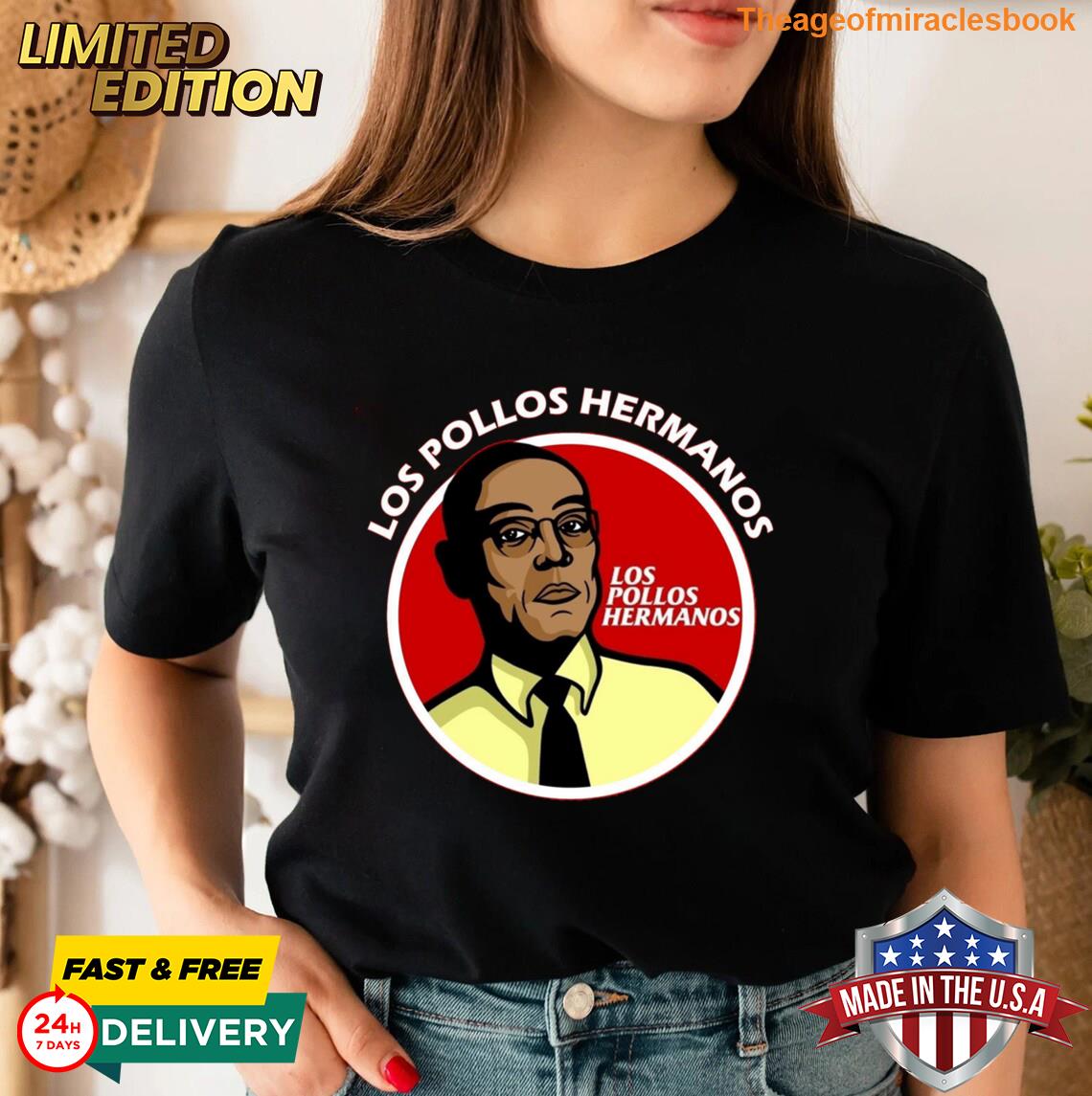 Los Pollos Hermanos Logo T-shirt