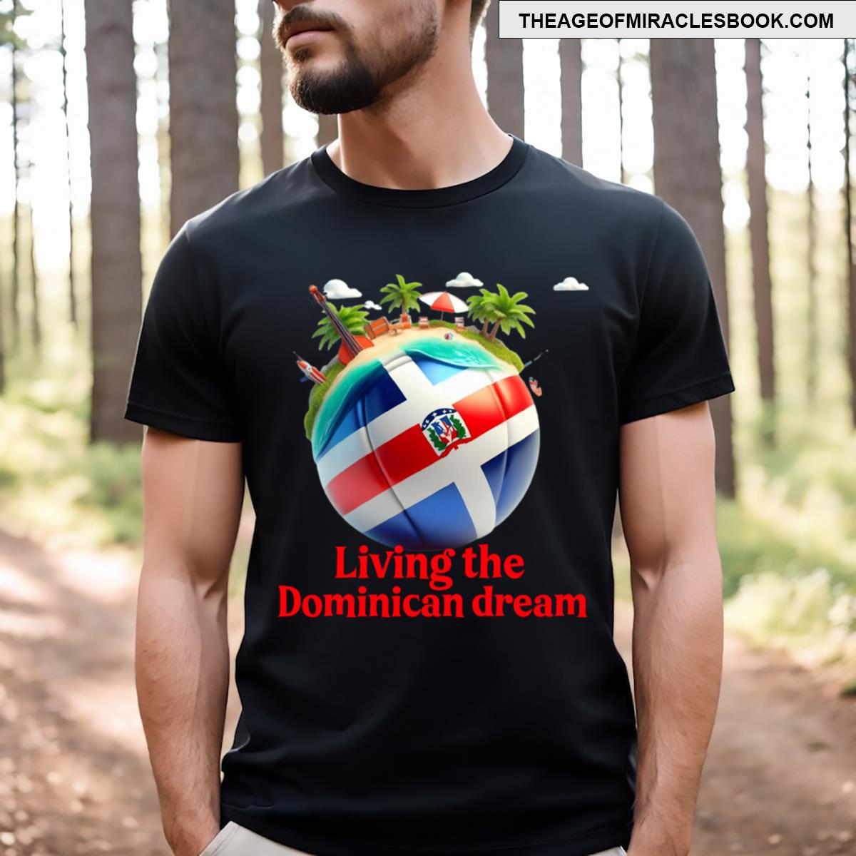 Living The Dominican Dream Dominican Republic T-shirt