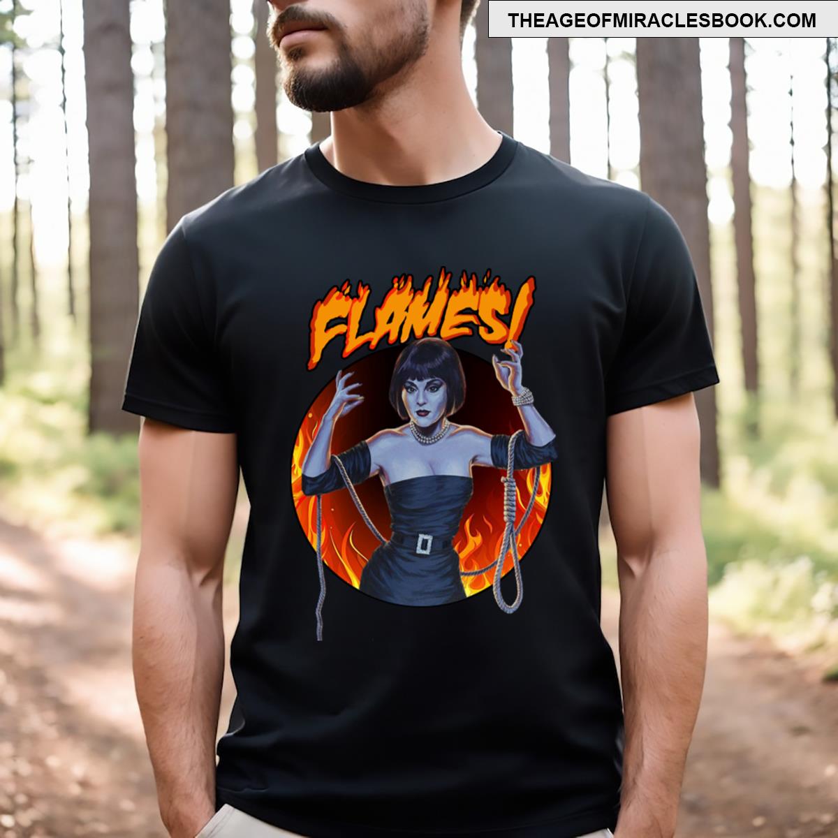 Clue Movie Flames T-shirt