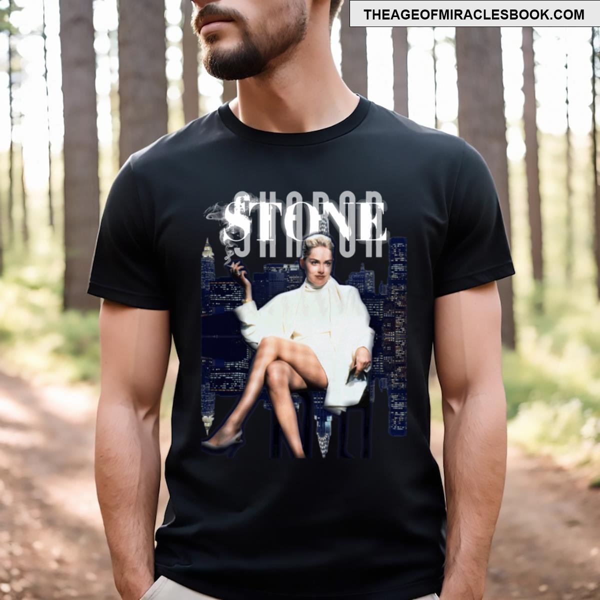 Sharon Stone Iconic Sharon Stone Retro Tee Sharon Stone Tees 90s Sharon ...