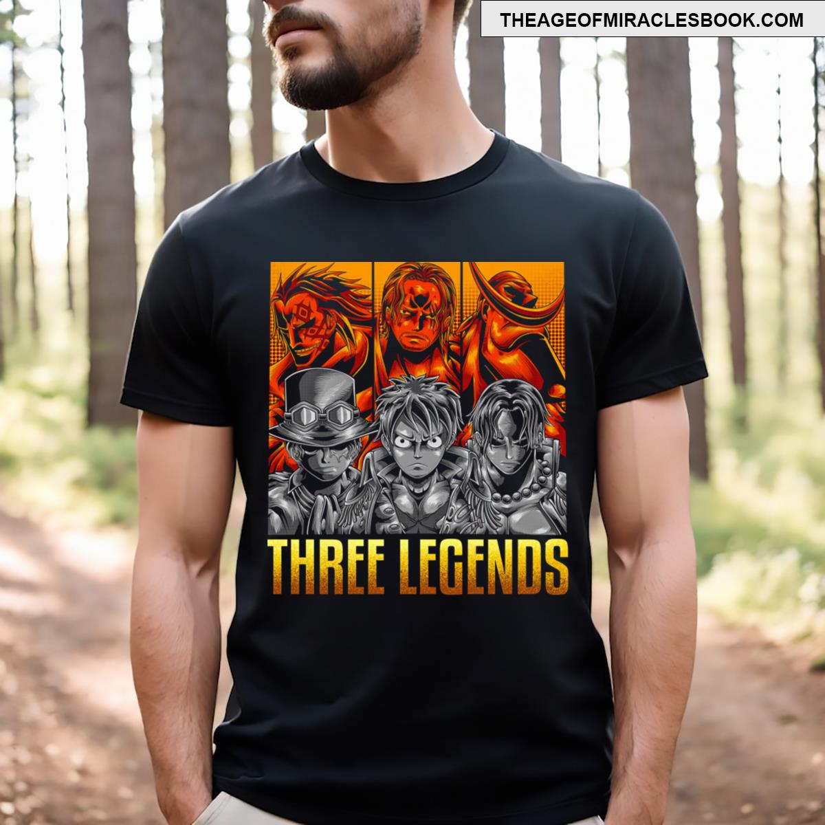 Three Legends And Tree Brothers Fanart T-shirt