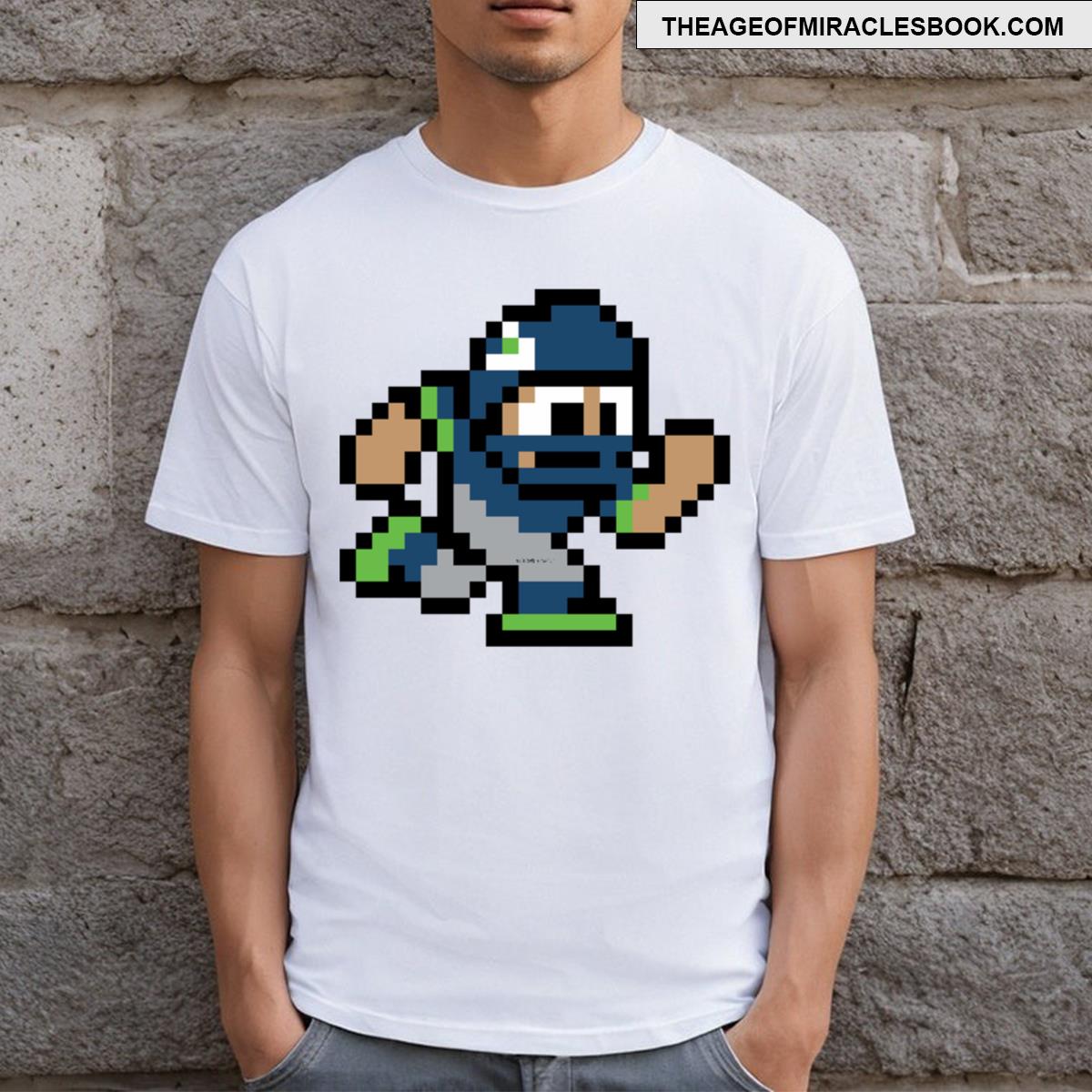 8 Bit Player Seattle Seahawks Essential T-shirt