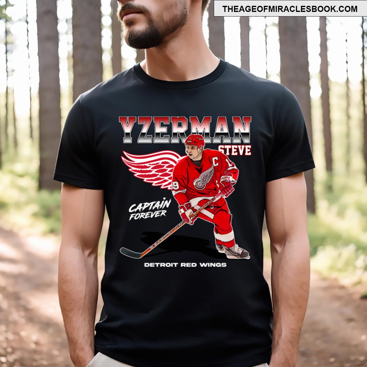 Steve Yzerman Captain Forever T-shirt