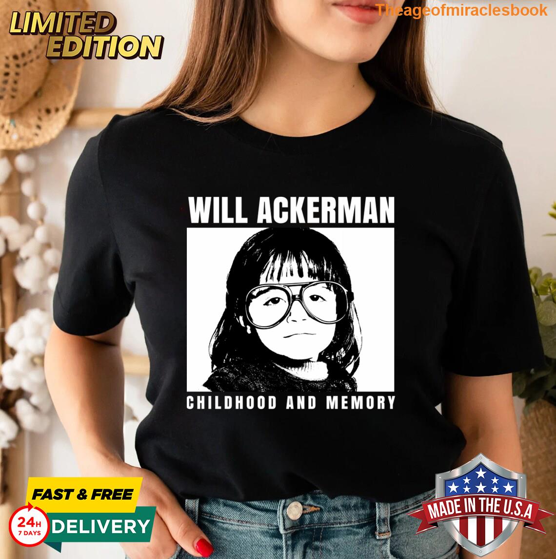 William Ackerman T-shirt