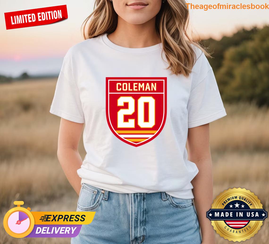 Blake Coleman Calgary 20 Emblem T-shirt