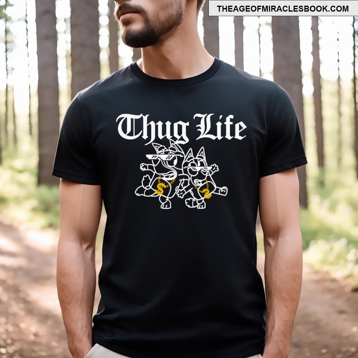 Bluey Thug Life T-shirt