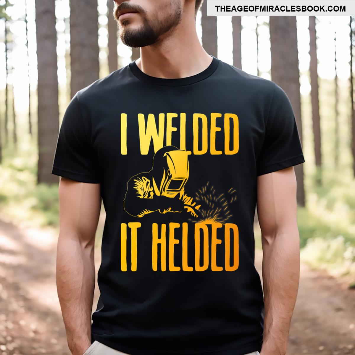 Funny Welding Art For Men Tig & Mig Welder Welding T-shirt