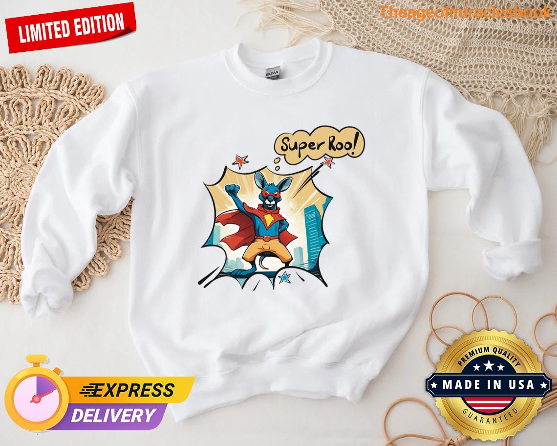 Super Roo Funny Superhero Kangaroo T-shirt