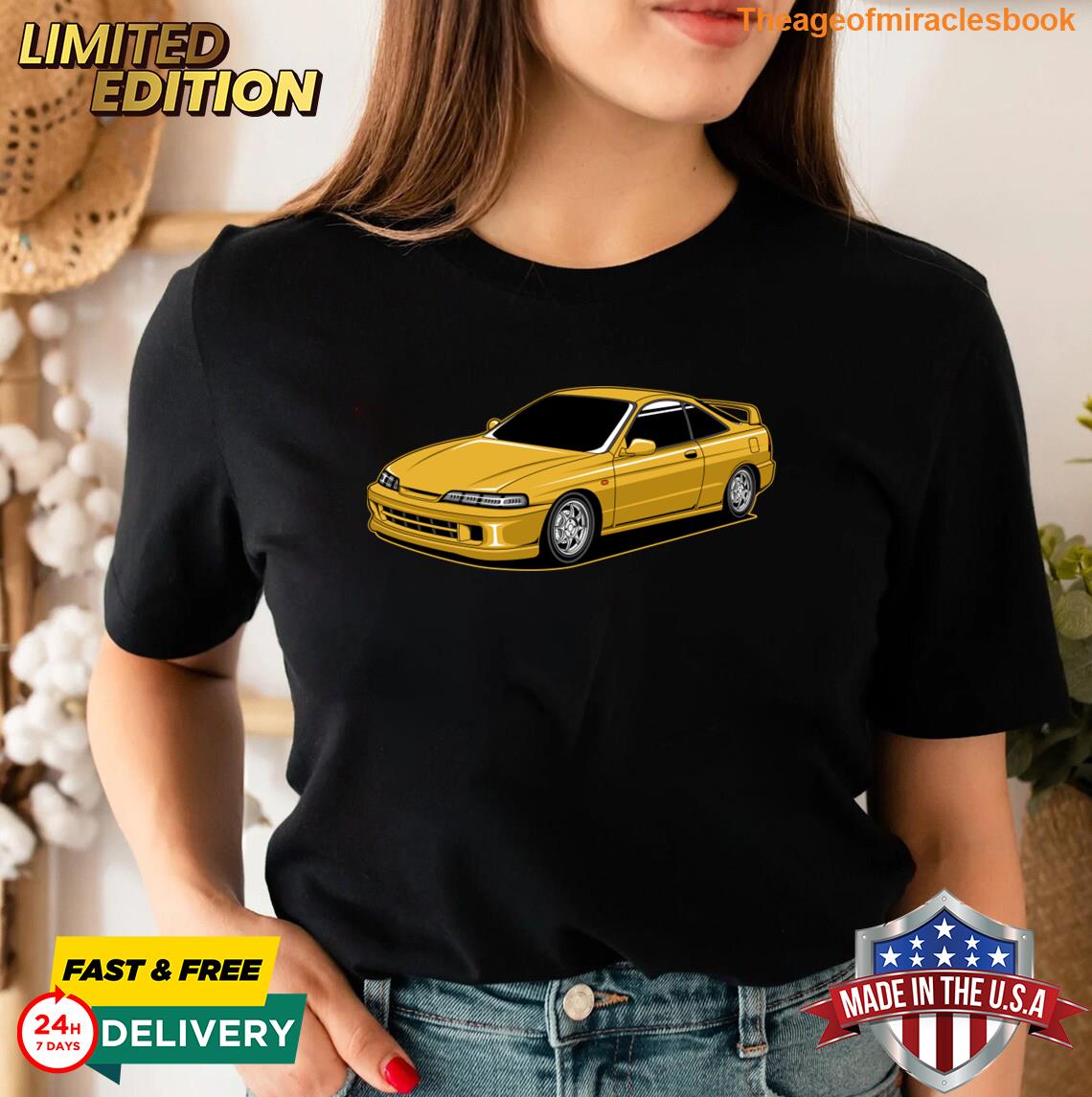 Yellow Jdm Integra T-shirt