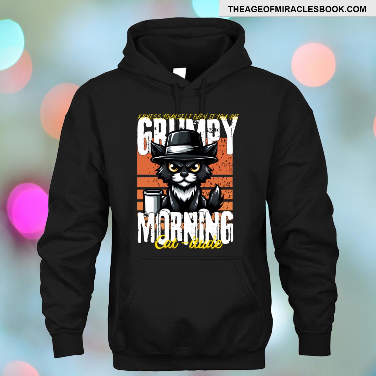 Grumpy Morning Cat T-shirt