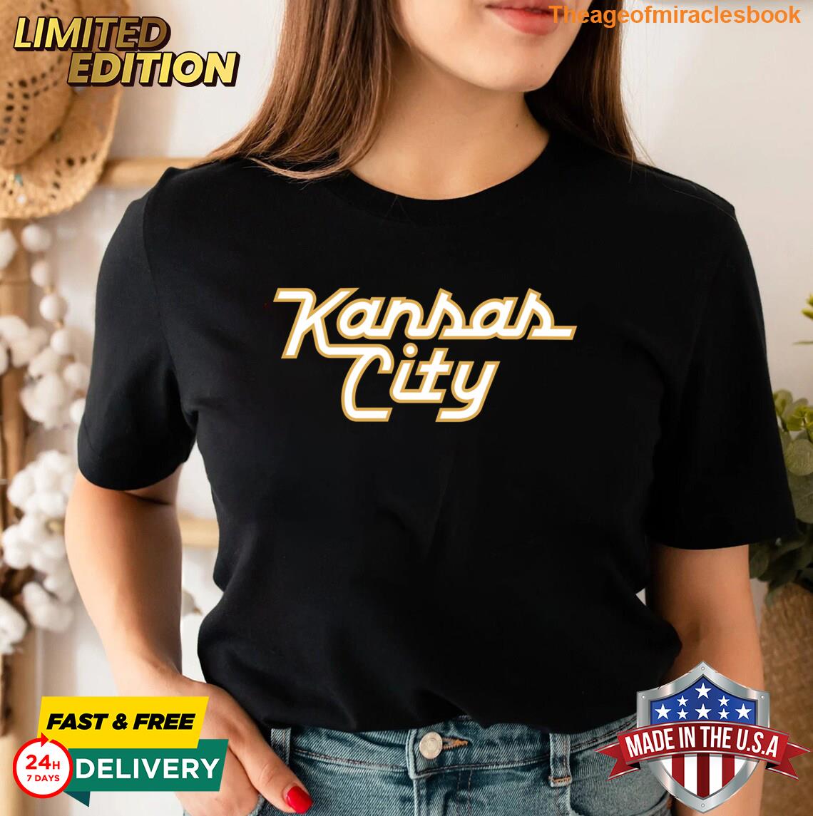 Kansas City Yellow Logo T-shirt