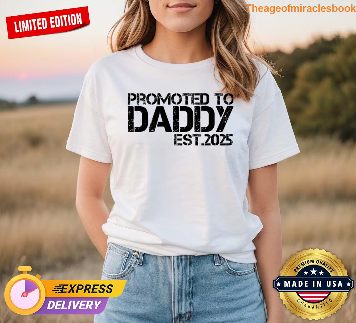 Expectant Father 2025 I\'ll Be A Dad In 2025 T-shirt