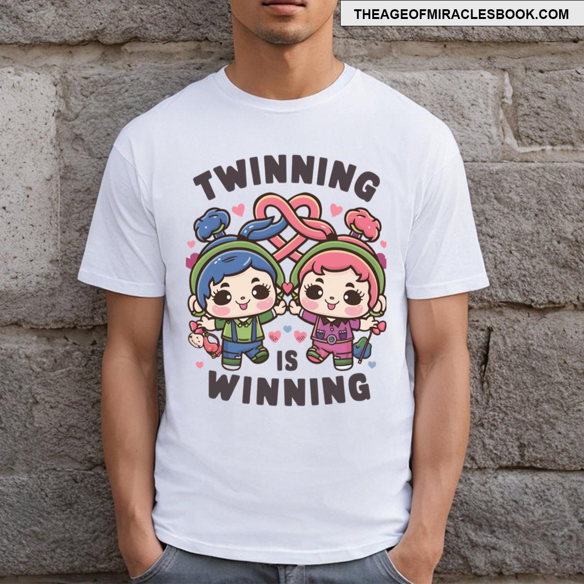 Twinning Is Winning Kawaii T-shirt