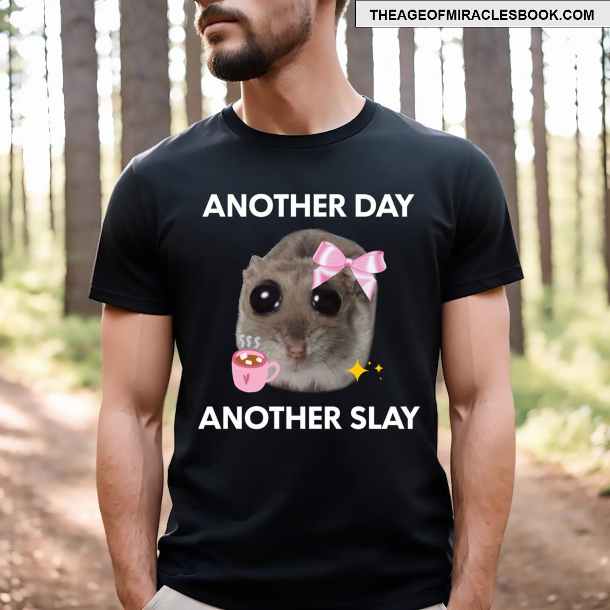 Another Day Another Sly Sad Hamster Meme 2 T-shirt