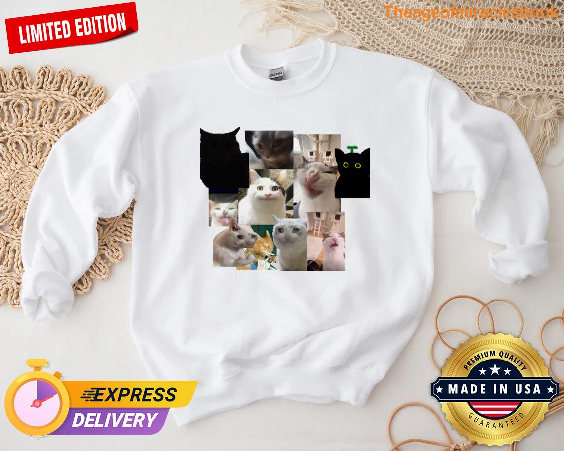 Cat Collage Meme T-shirt