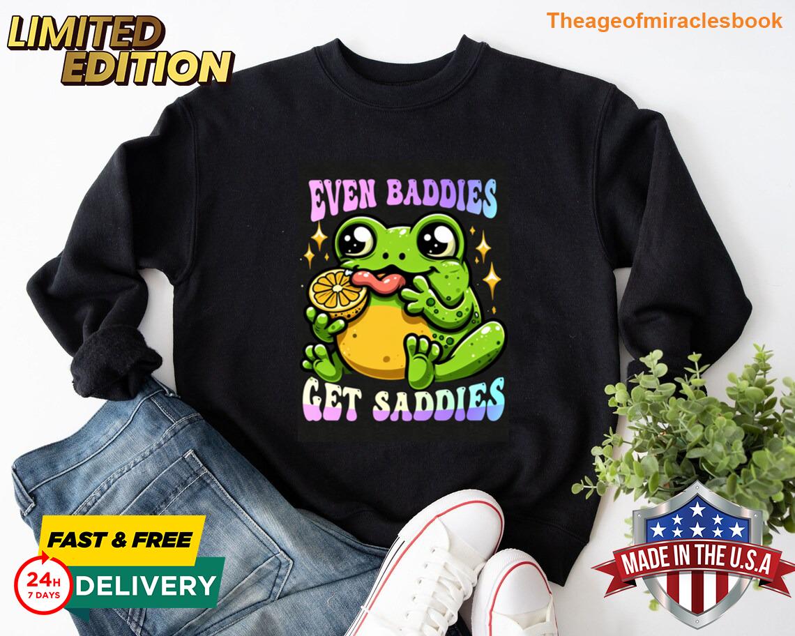 Even Baddies Get Saddies Funny Cartoon Meme Weird Core Ironic That Go ...