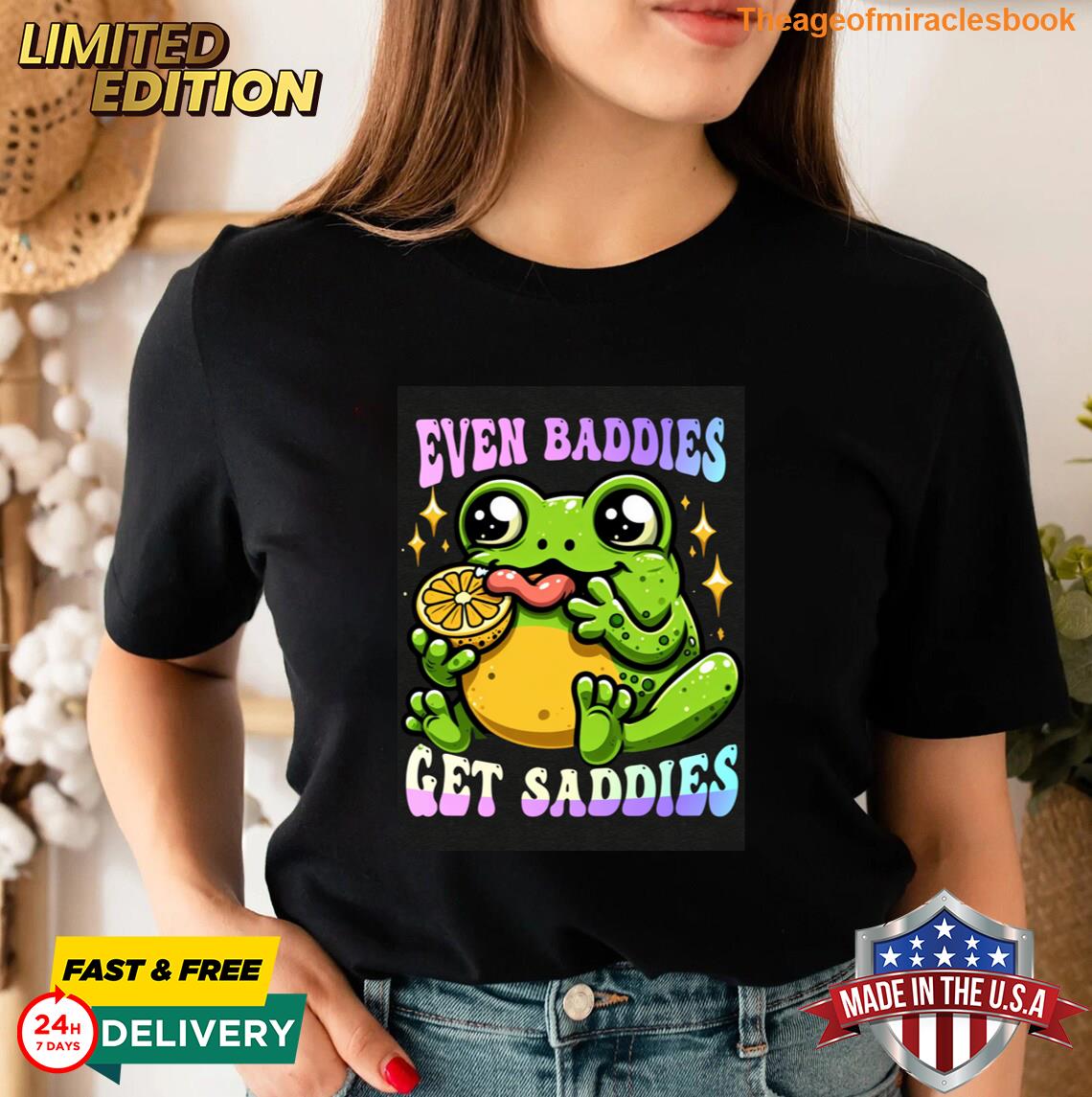 Even Baddies Get Saddies Funny Cartoon Meme Weird Core Ironic That Go ...