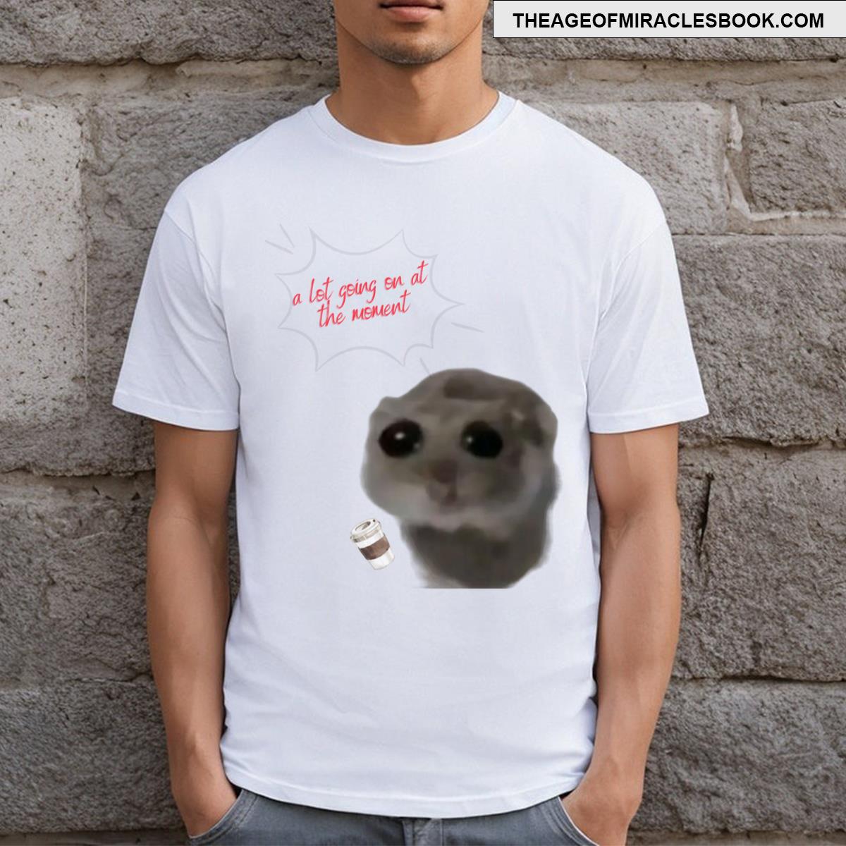 Sad Hamster Meme A Lot Going On T-shirt