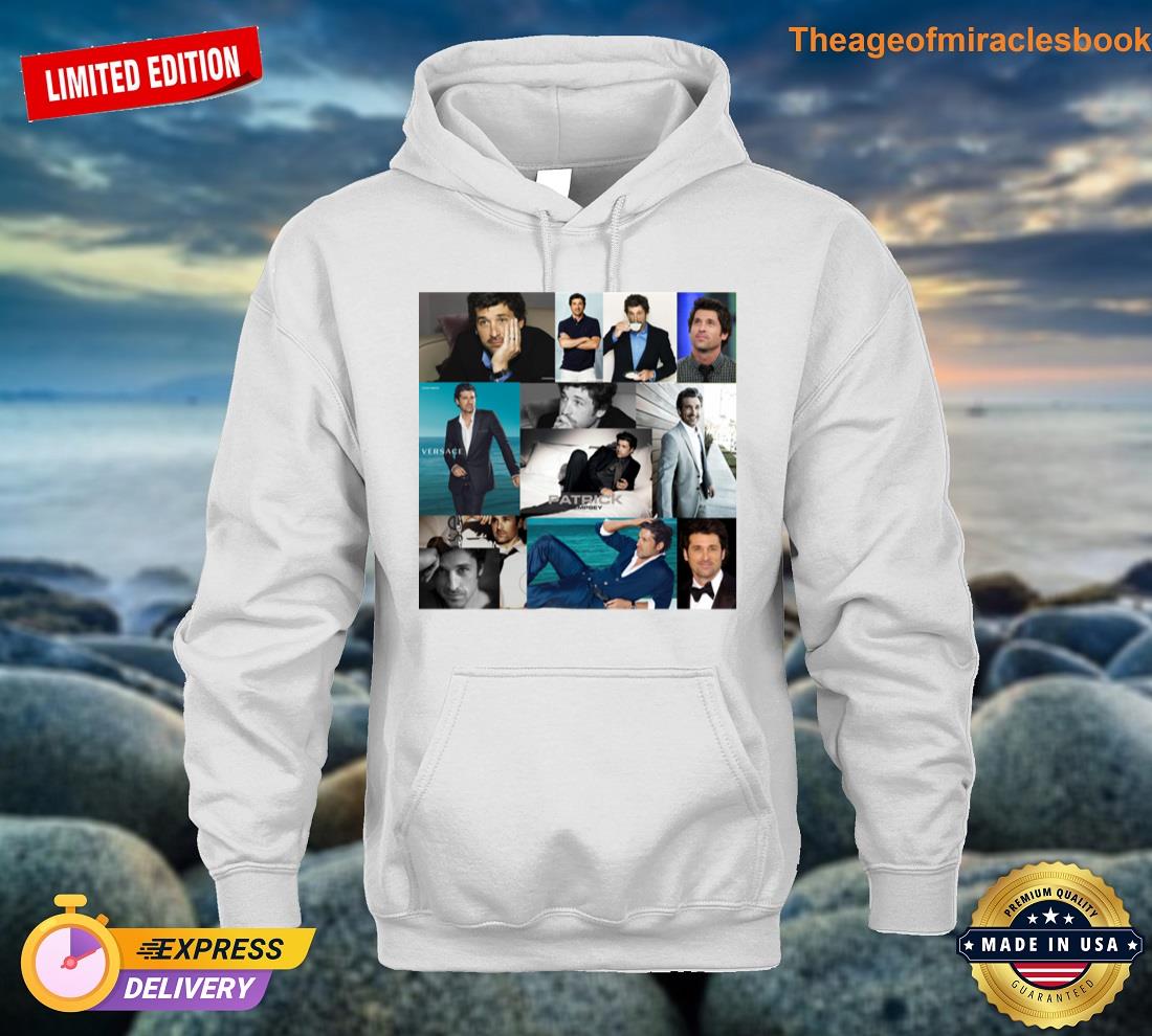 Patrick Dempsey Rectangular Photo Collage T-shirt