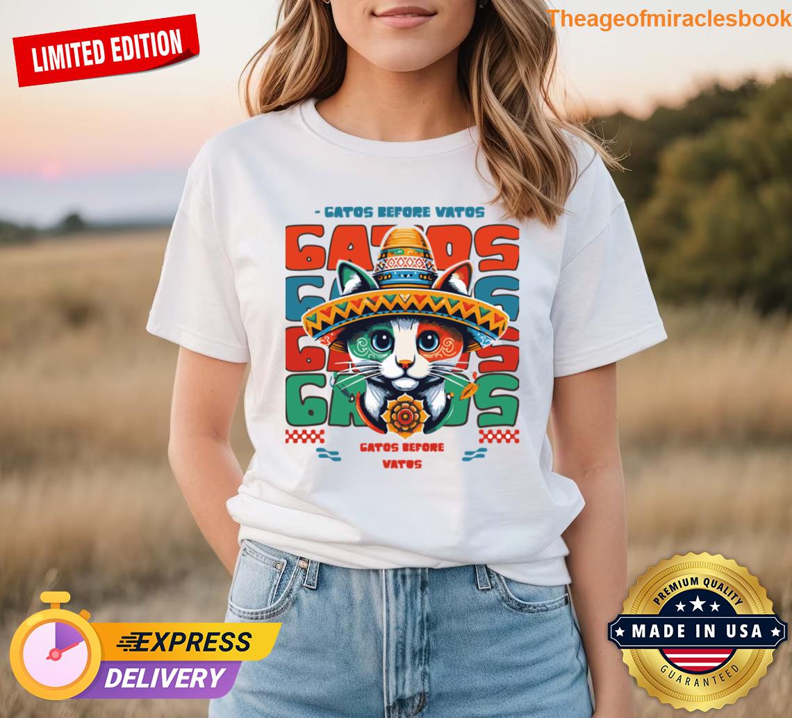 Taco Before Vatos Mexican Cat Poncho Flesta Cin Essential T-shirt