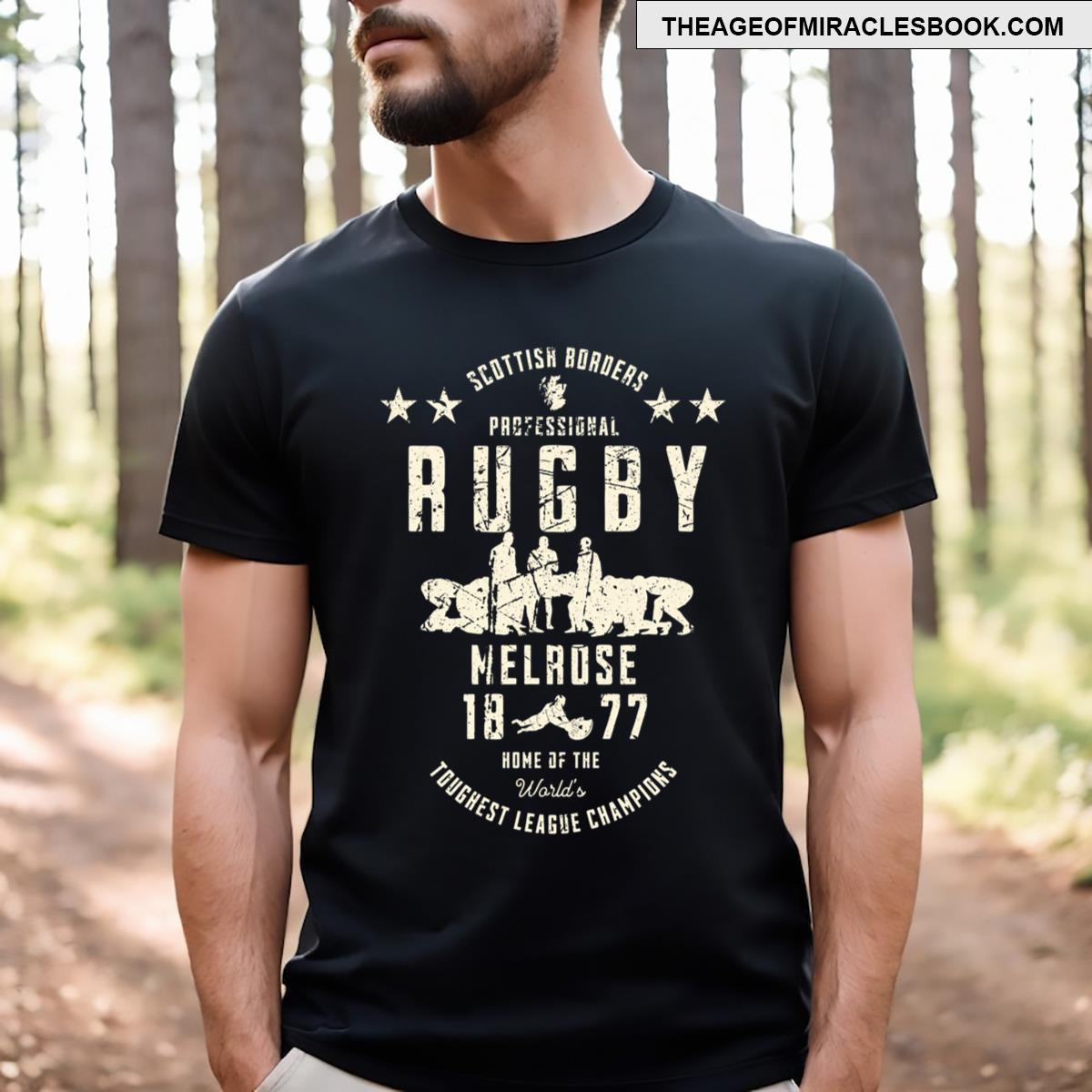 Scottish Borders Professional Rugby Melrose 1877 T-shirt