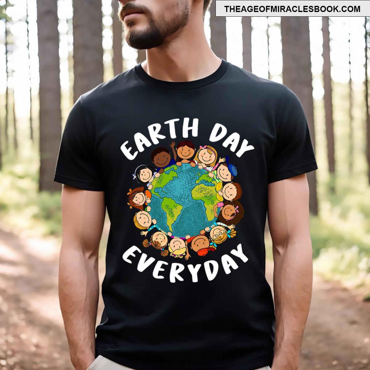 Earth Day Everyday Kids Girl Toddler Earth Day T-shirt