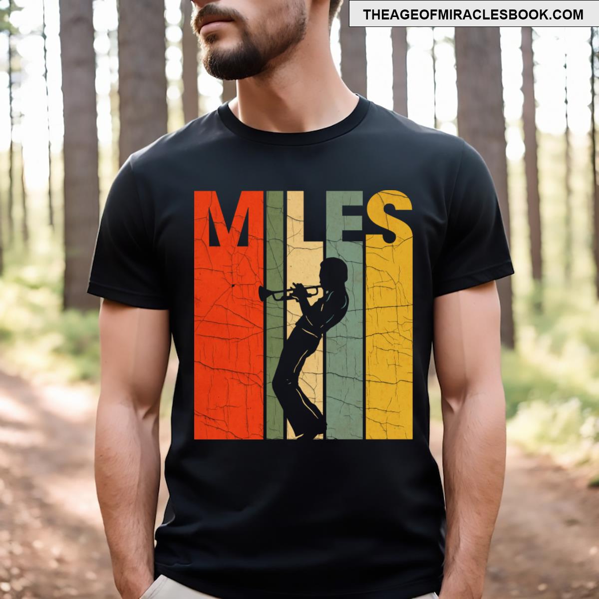 Miles Davis Retro Color T-shirt