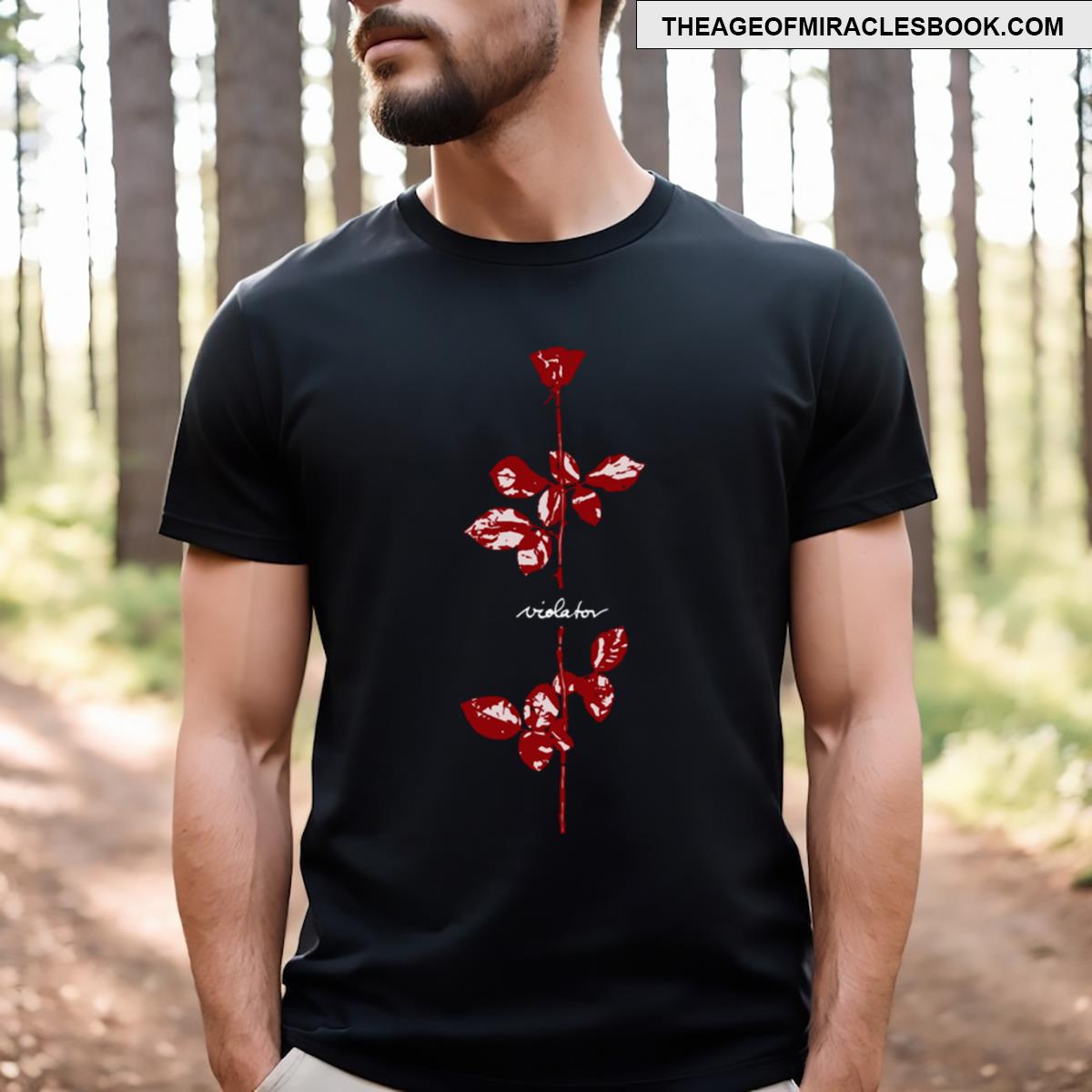 Violator Red Depeche Mode T-shirt