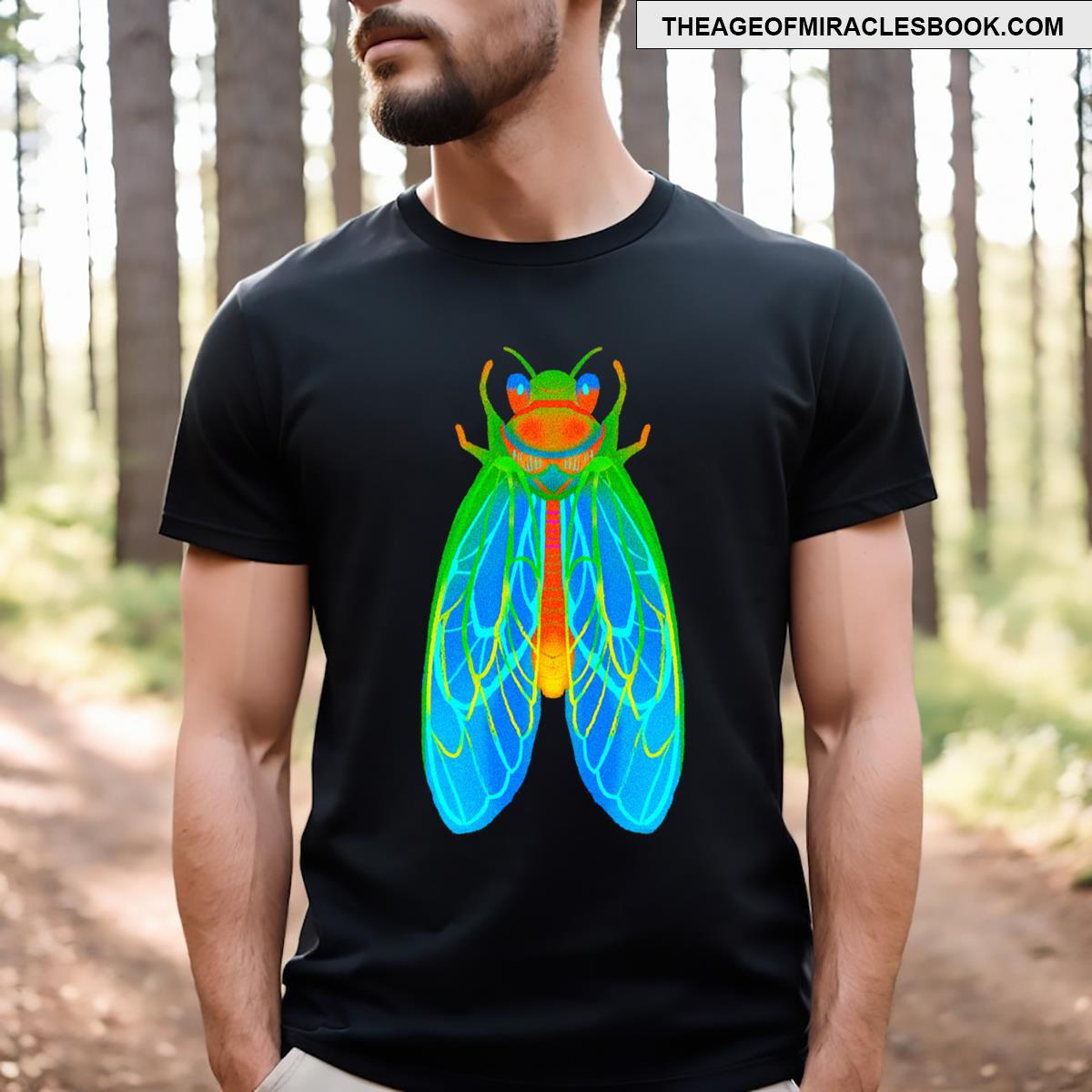 Cicada Insect Bug Colorful Cicada Invasion 2024 T-shirt