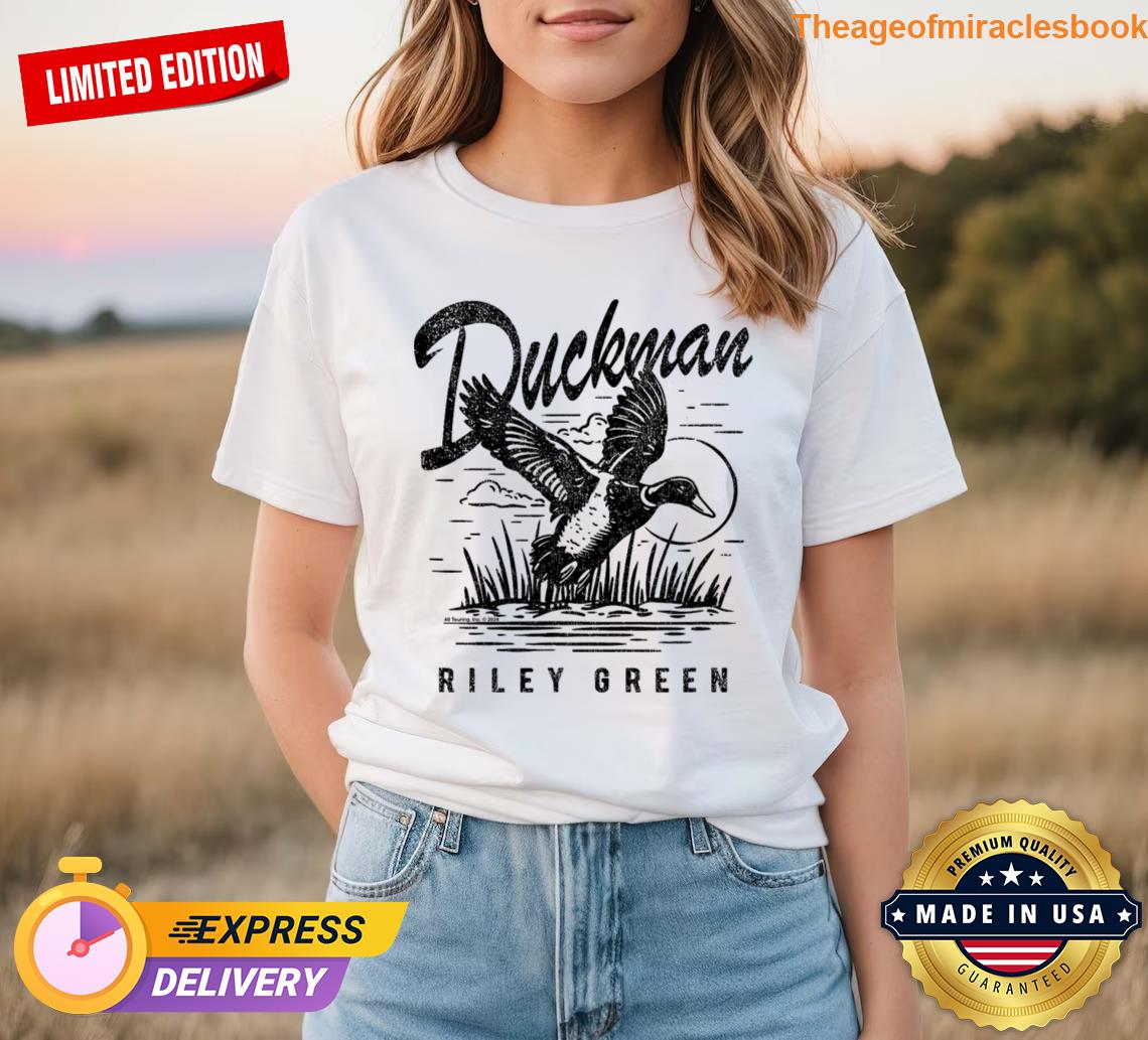 Riley Green Country Music Singer Duckman T-shirt